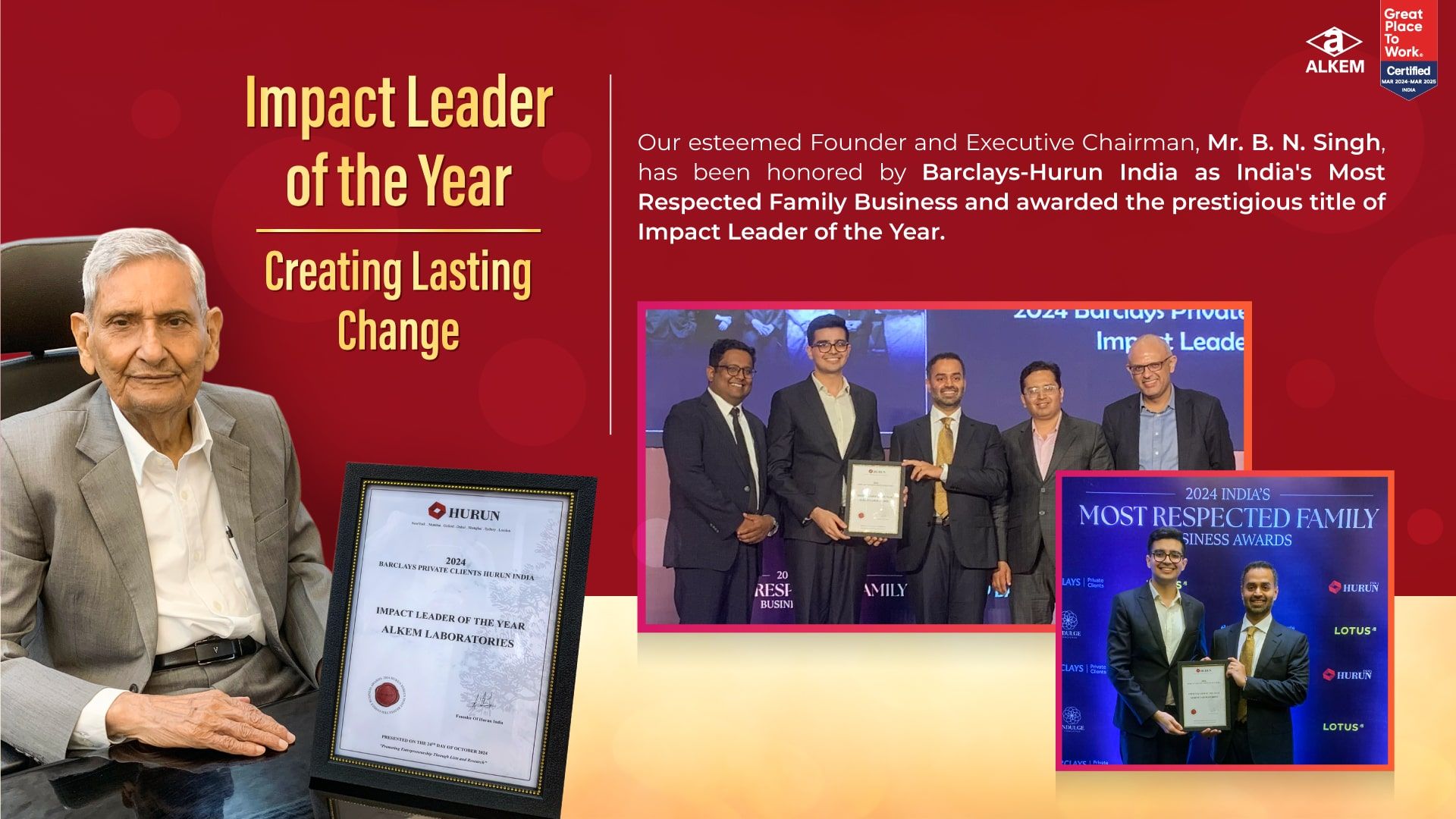 Alkem - Awards & Achievements